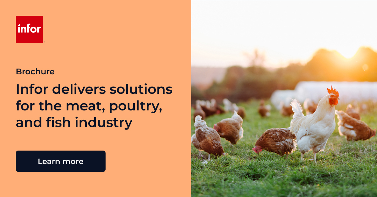 Cloud ERP for meat, poultry, and fish | Brochure | Infor