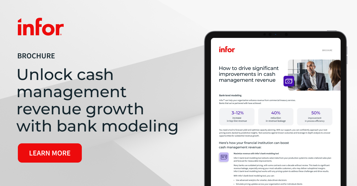 Boost your treasury revenue with bank modeling tool