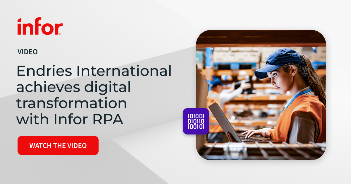 Endries International | Customer story | Infor