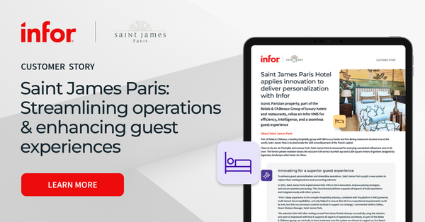 Infor HMS elevates Saint James Paris' customer personalization