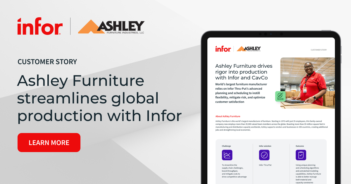 Ashley Furniture | Customer story | Infor