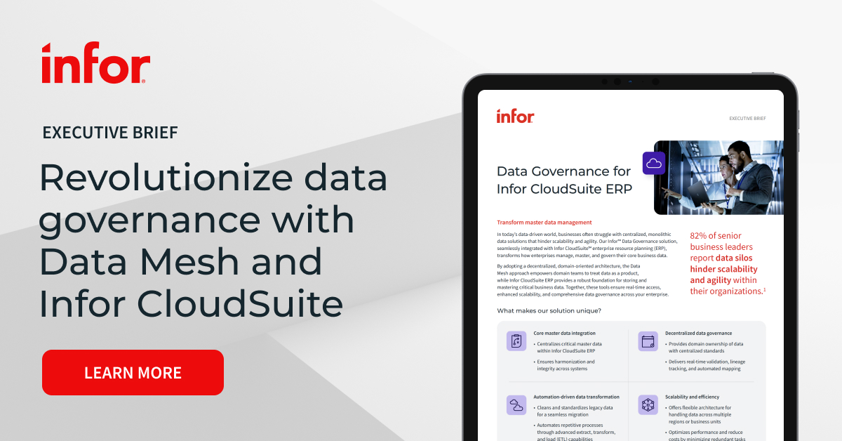Infor Data Governance | Executive Brief | Infor