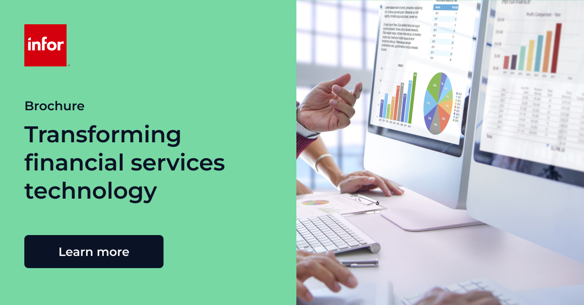 Financial services industry software | brochure | Infor