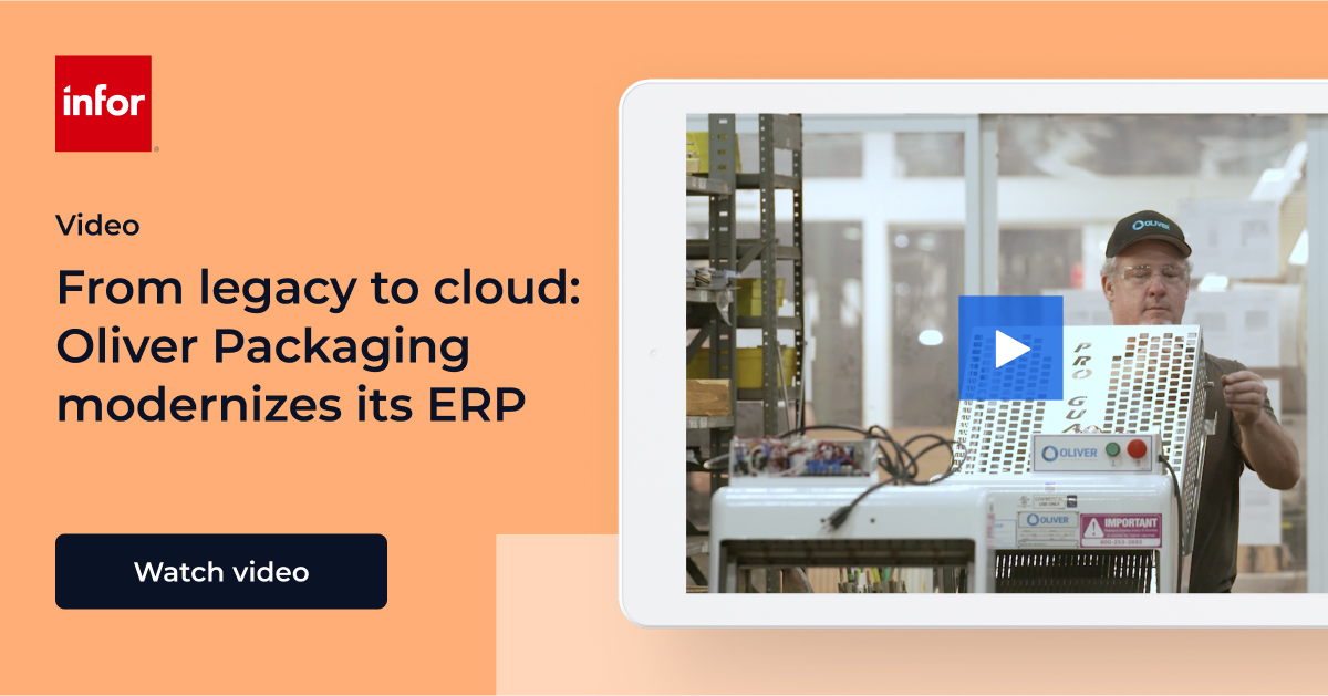 Oliver Packaging Cloud ERP | Video Case Study | Infor