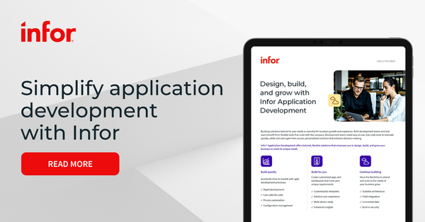 Application Development | Executive Brief | Infor