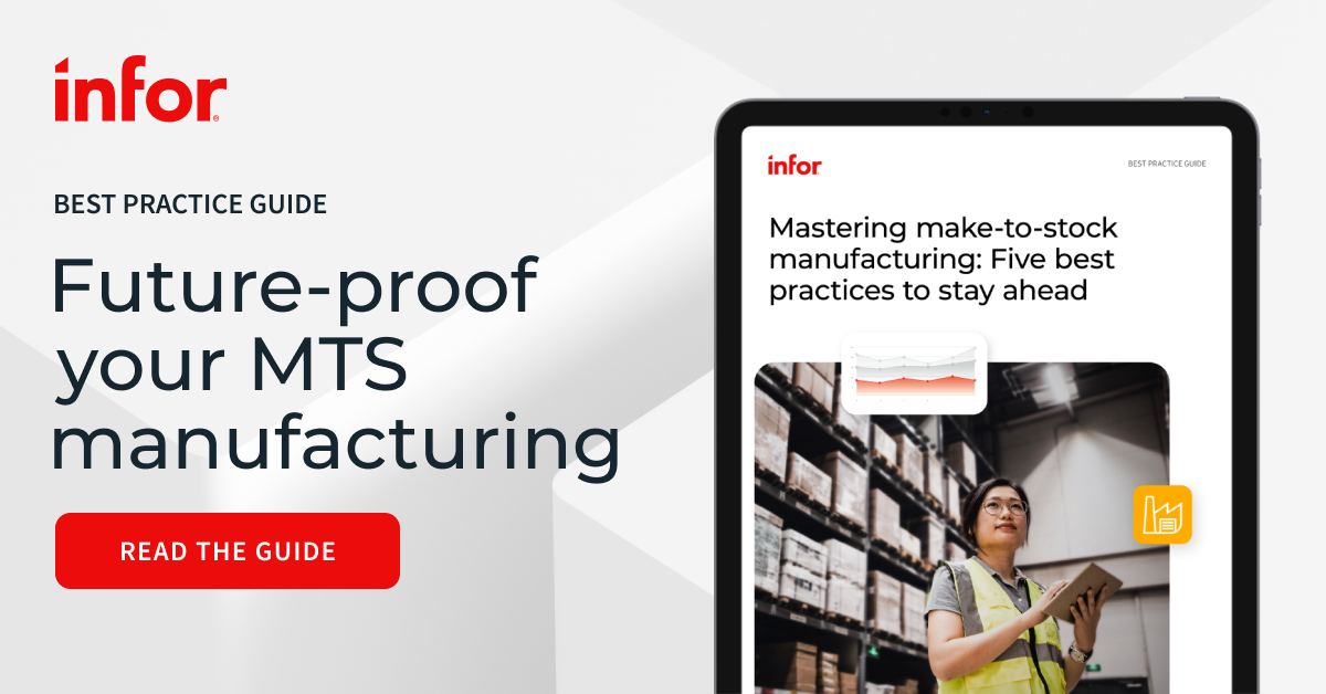 Make-to-stock (MTS) manufacturing best practices