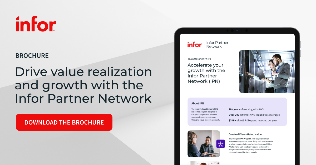 Accelerate growth with Infor Partner Network | Brochure | Infor