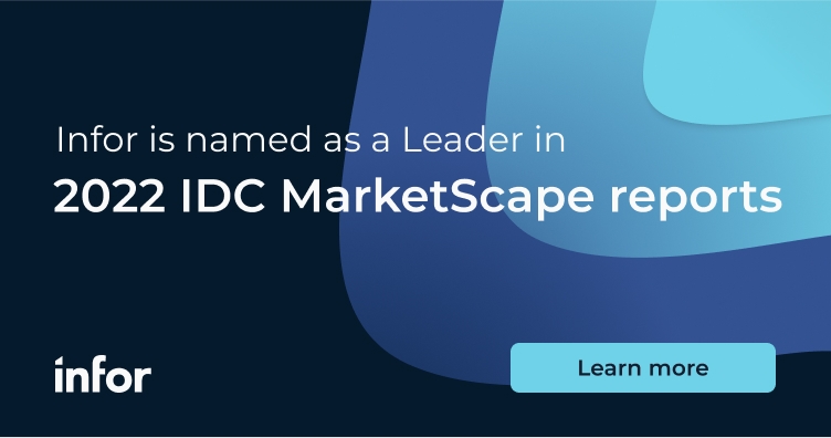 Infor Leader in IDC MarketScape Manufacturing and Operational ERP