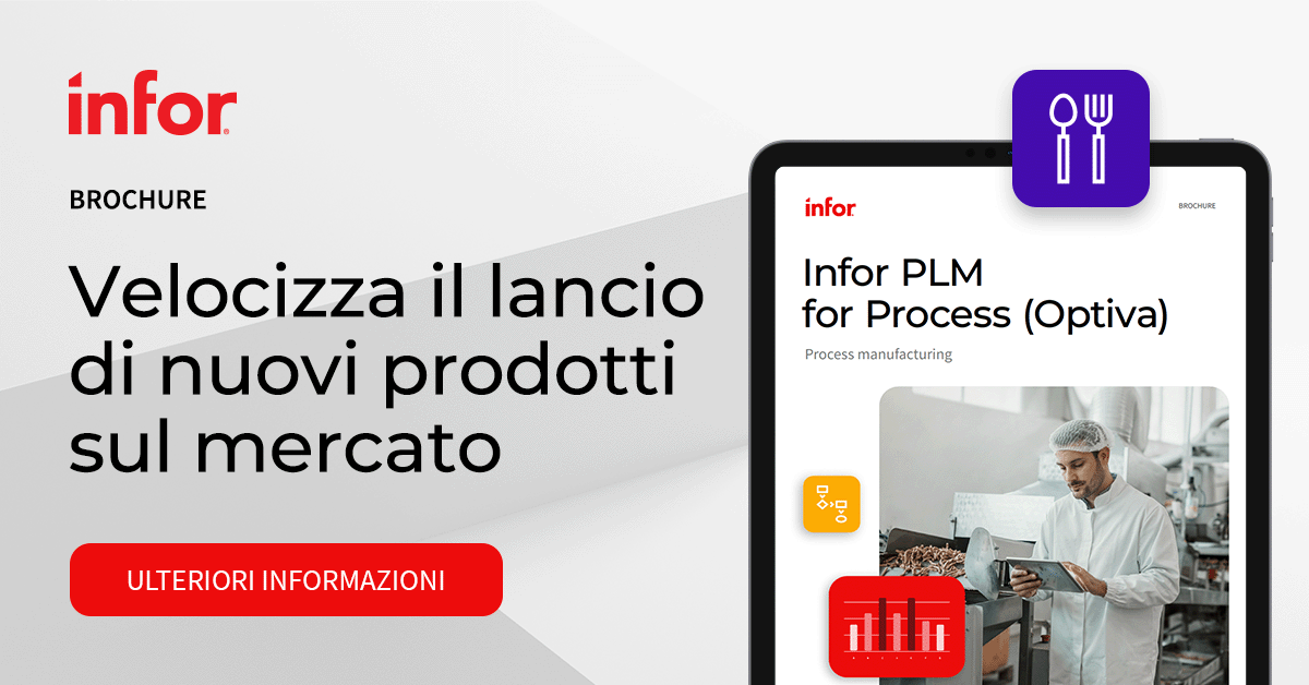 Software cloud PLM | Brochure produzione di processo | Infor
