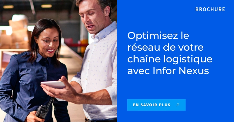 Plateforme Infor Nexus | Brochure sur la chaîne logistique | Infor